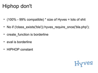 Infrastructure, Hiphop for PHP, deploy @ Hyves | PPT