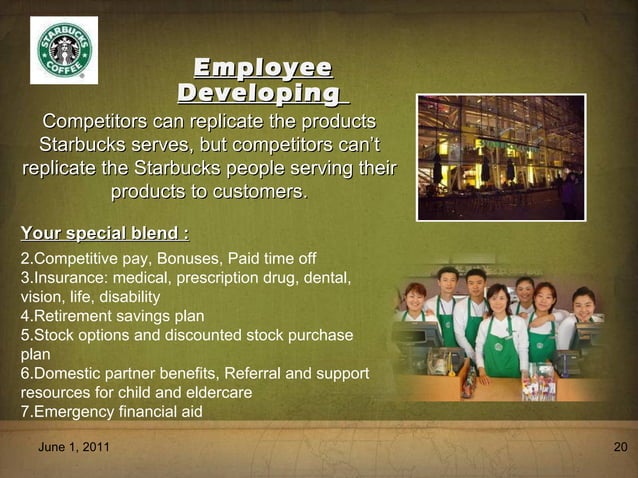 Human Resource Management in Starbucks | PPT