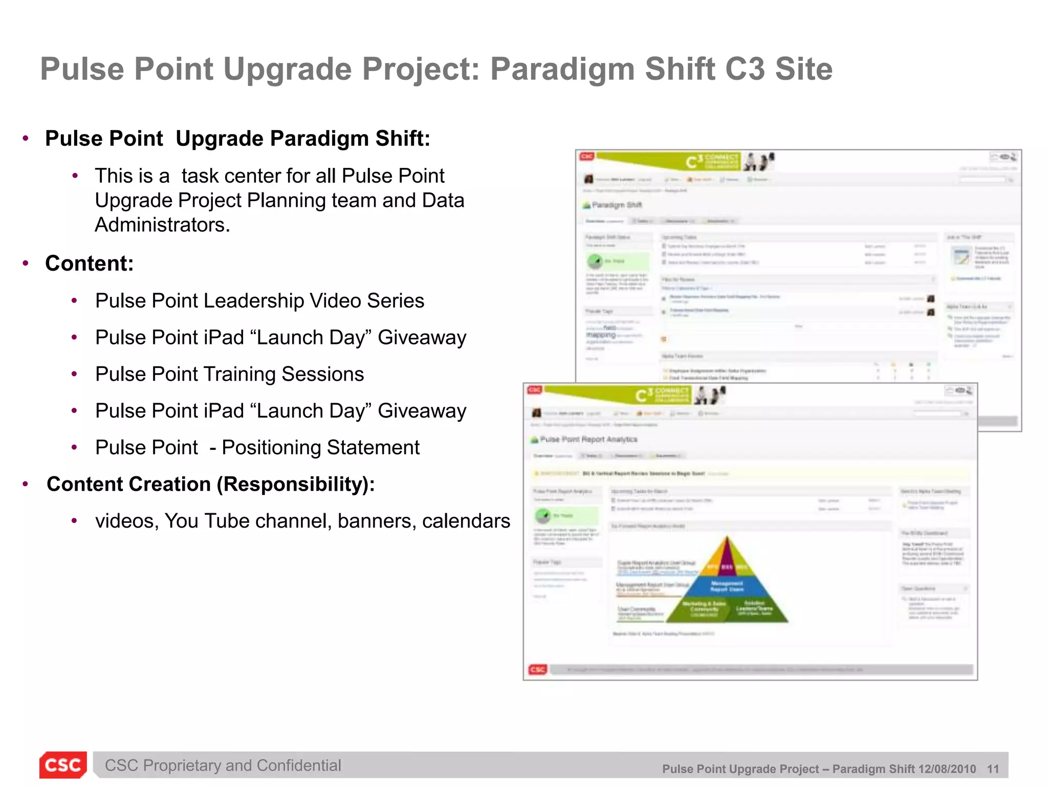 Pulse Point Upgrade Communication Plan | PPT