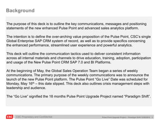 Pulse Point Upgrade Communication Plan | PPT
