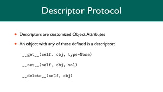 Descriptor Protocol | PDF