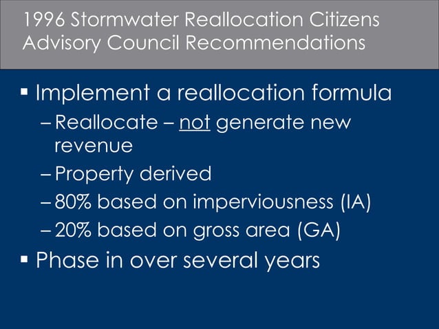Using GIS for Stormwater Billing and Impervious Surface Calculations | PPT