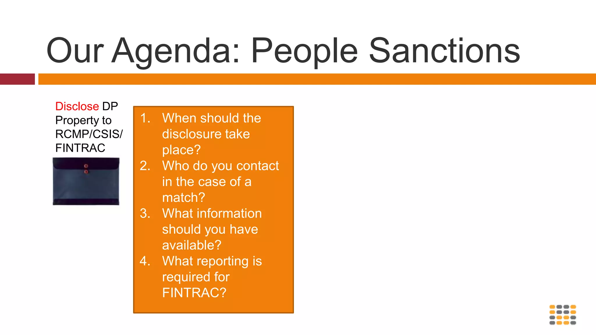 AML Sanctions Presentation | PPTX