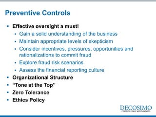 Fraud Prevention and Internal Controls - A Winning Combination | PDF