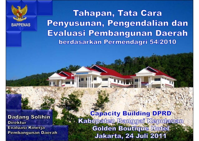 Tahapan, Tata Cara Penyusunan, Pengendalian dan Evaluasi Pembangunan Daerah berdasarkan ...