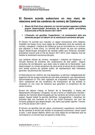 Acords de Govern | PDF