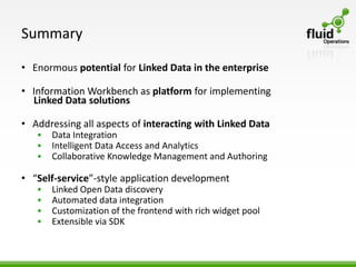 Everything Self-Service:Linked Data Applications with the Information ...