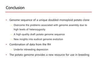 Potato genome sequence paper | PPT