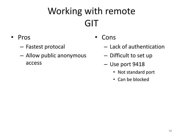 Fundamentals And Basics Of Git And Commands Ppt