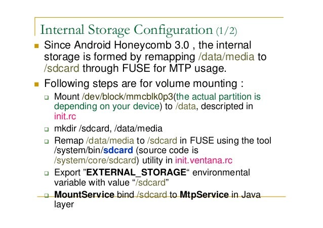 Android Storage Internal And External Storages