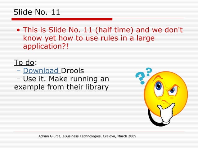 Introduction to Drools | PPT | Web Development | Internet