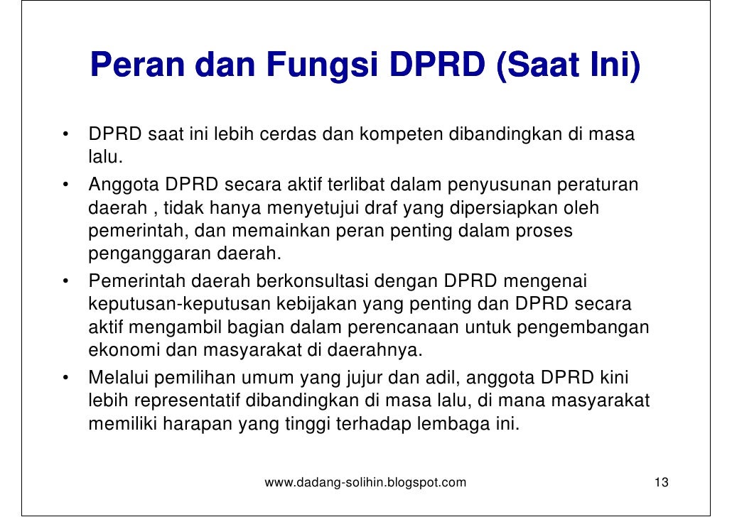Tugas Dan Fungsi Dprd - Perumperindo.co.id