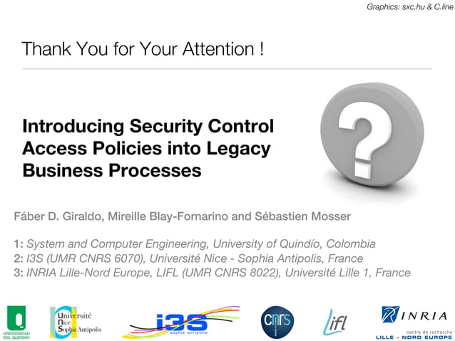 Introducing Security Access Control Policies into Legacy Business Processes | PPT