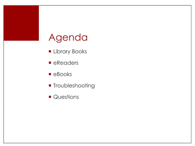 TLN - Future of eReaders | PPT