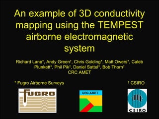 An example of 3D conductivity mapping using the TEMPEST airborne electromagnetic system | PDF