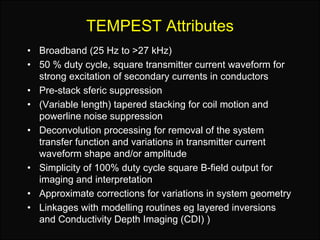 An example of 3D conductivity mapping using the TEMPEST airborne ...