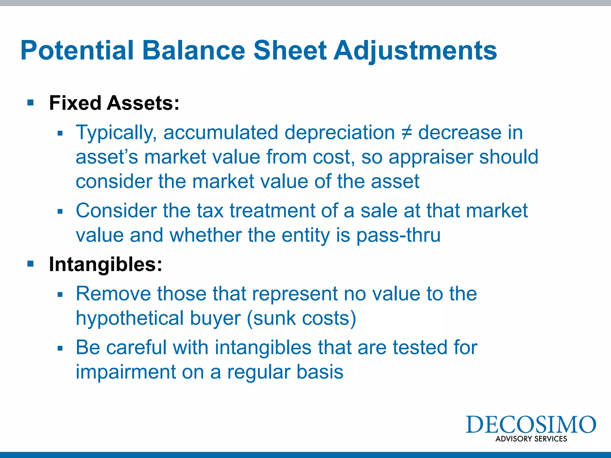 Financial Statement Adjustments | PDF