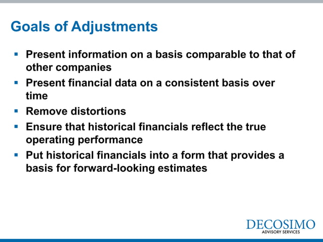 Financial Statement Adjustments | PDF