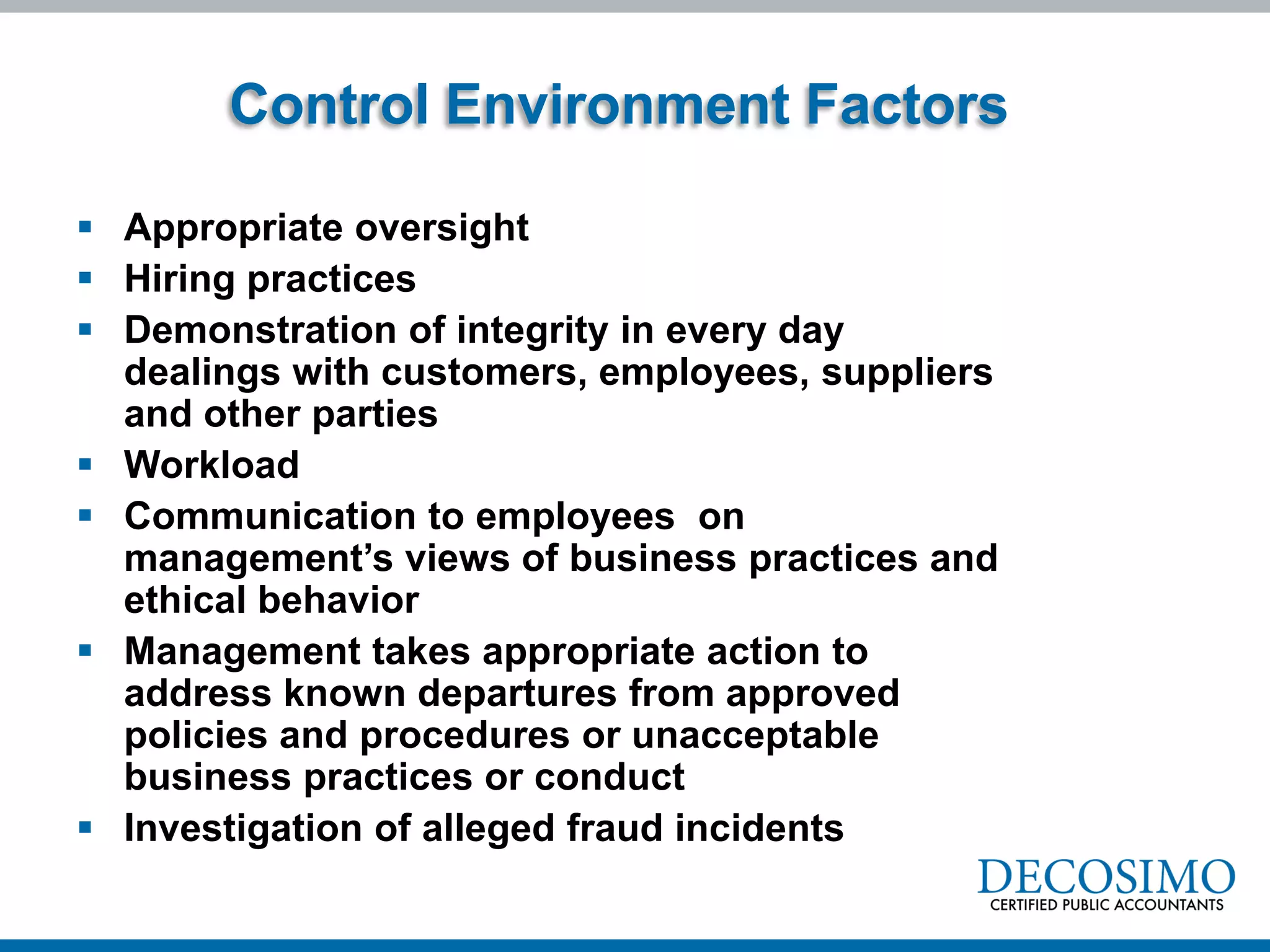 Internal Control Issues in Fraud Cases | PDF