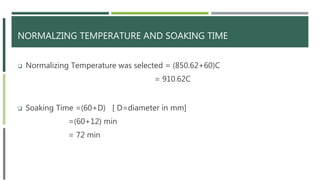 Design of Annealing, Normalizing and Hardening Heat Treatment of Steel ...