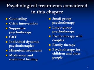 psychological treatment | PPT
