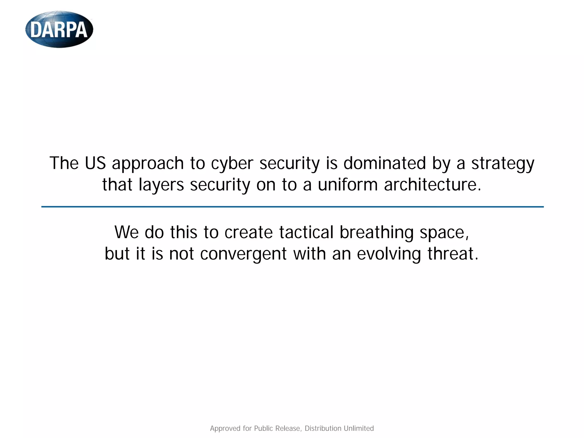 DARPA: Cyber Analytical Framework (Kaufman) | PPT