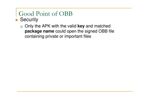 Android Storage Storagemanager And Obb Ppt