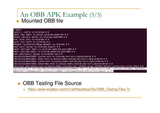 Android Storage - StorageManager & OBB | PDF | Operating Systems ...