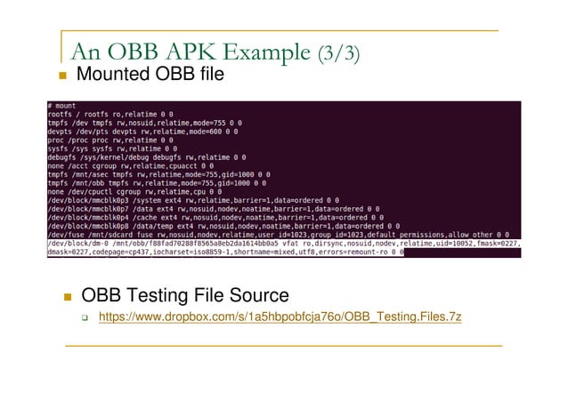 Android Storage Storagemanager And Obb Pdf Operating Systems Computer Software And