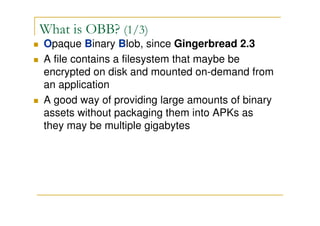 Android Storage - StorageManager & OBB | PDF | Operating Systems ...