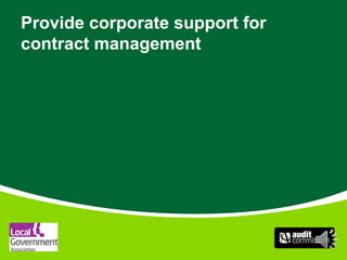 Savings from better contract management | PPT