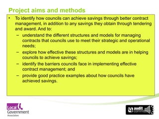 Savings from better contract management | PPT