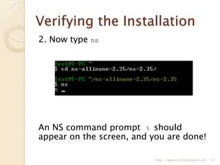 20111126 ns2 installation | KEY