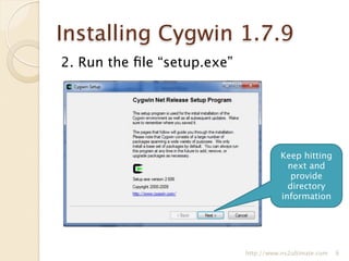 20111126 ns2 installation | PPT | Free Download