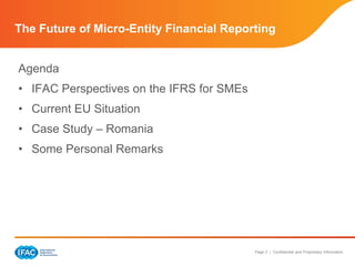 The Future of Micro-Entity Financial Reporting | PPT