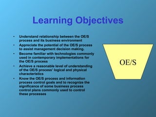 OE/S Process | PPT