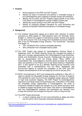 CRIF and CEF Report: Key issues and emerging action plans | PDF ...