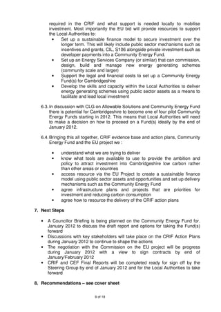 CRIF and CEF Report: Key issues and emerging action plans | PDF ...