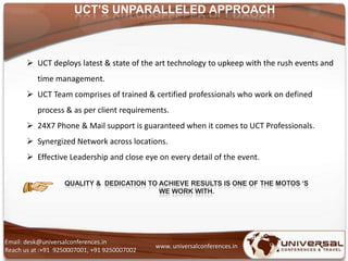 Universal Conferences & Travel | PPT