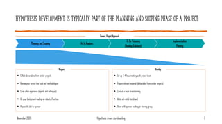 Hypothesis driven storyboarding | PDF