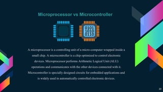Overview of Microcontroller and ATMega32 microcontroller | PPT