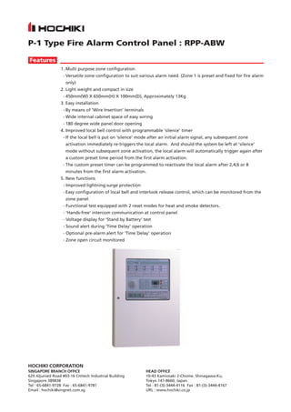 RPP-ABW: TT báo cháy 10-20 kênh | PDF