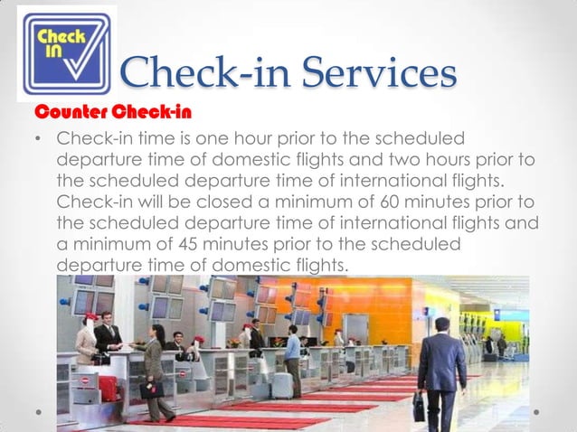 Aviation (Check-in and Requiring Special Attention) | PPT