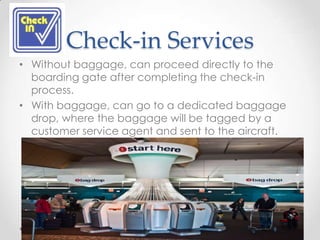Aviation (Check-in and Requiring Special Attention) | PPT