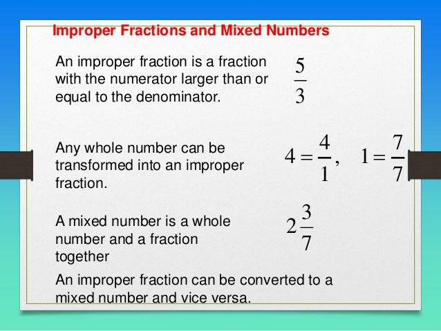 Fractions