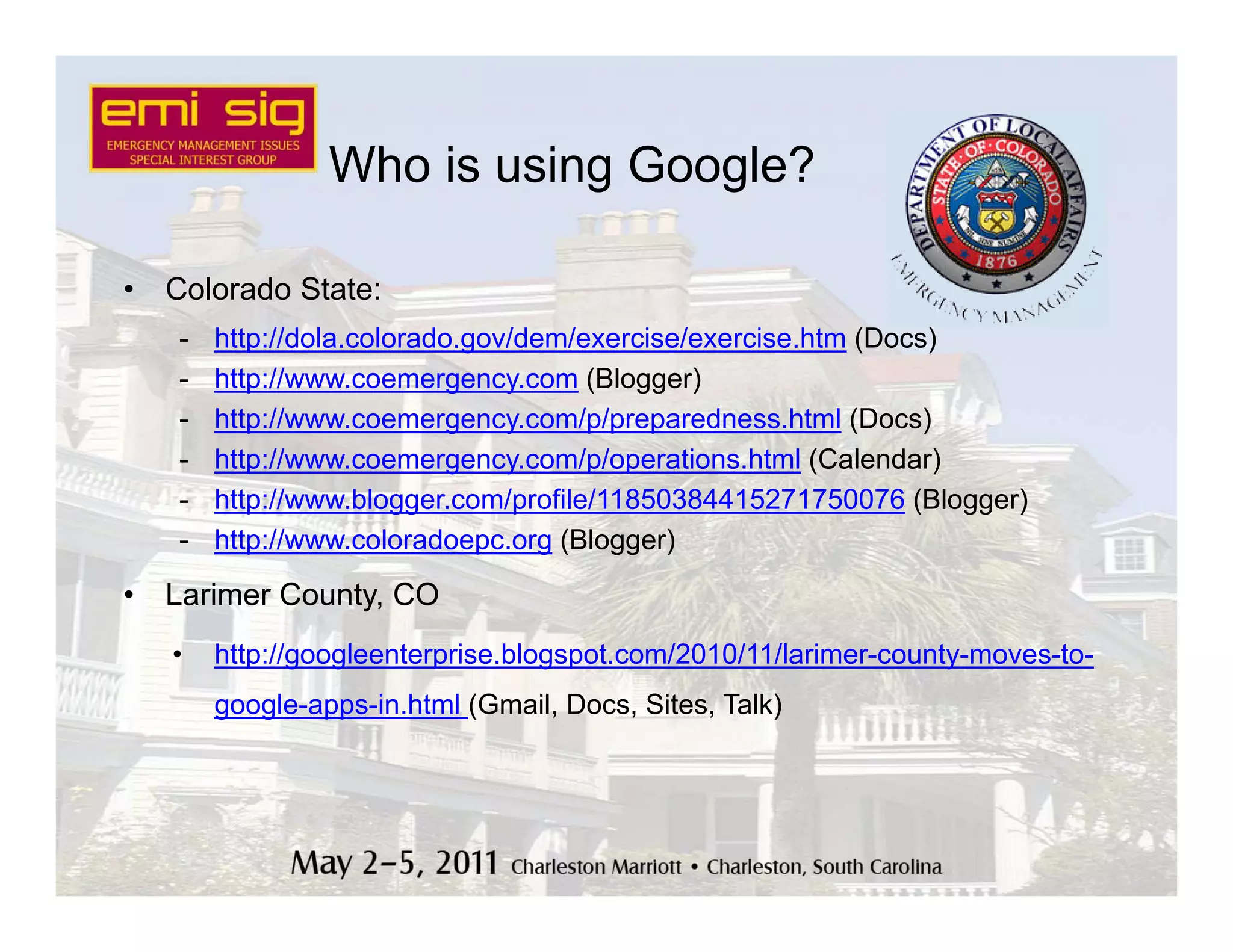 Create, Connect, Collaborate - Google Technologies | PPT