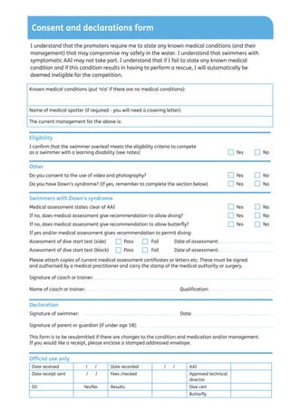 Disability Swimming Champsionships | PDF | Disabled Sports | Sports