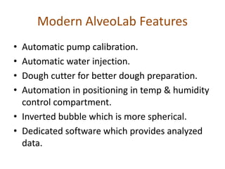 Determination of the flour quality by Alveograph | PPTX