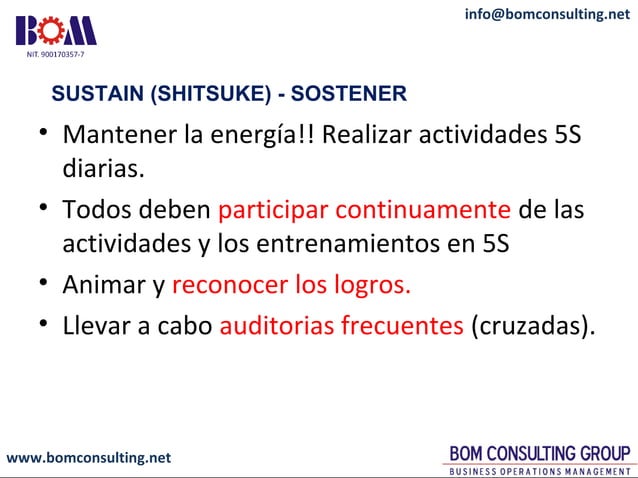 Las 5s | PPT