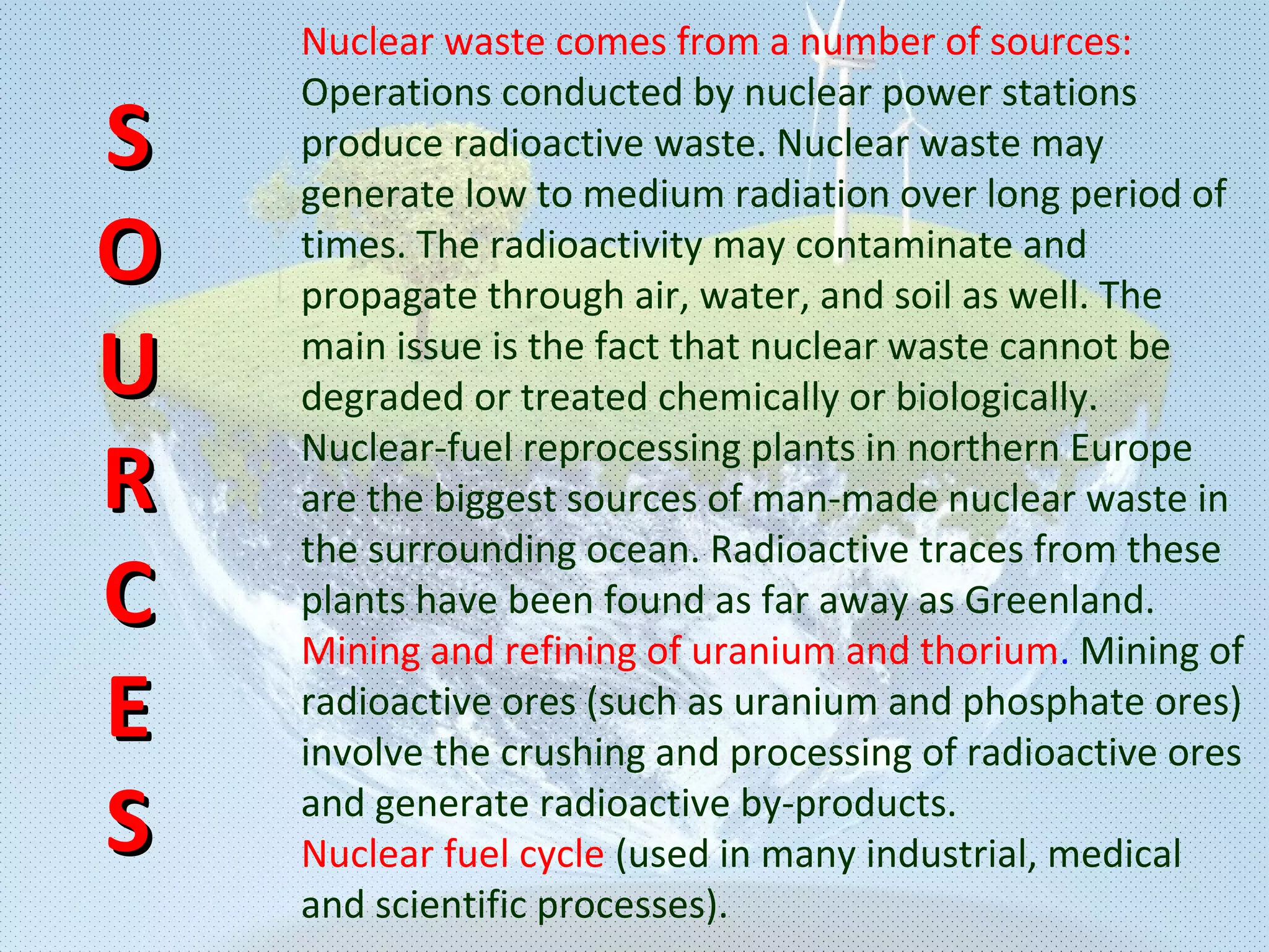 Radio active pollution | PPT
